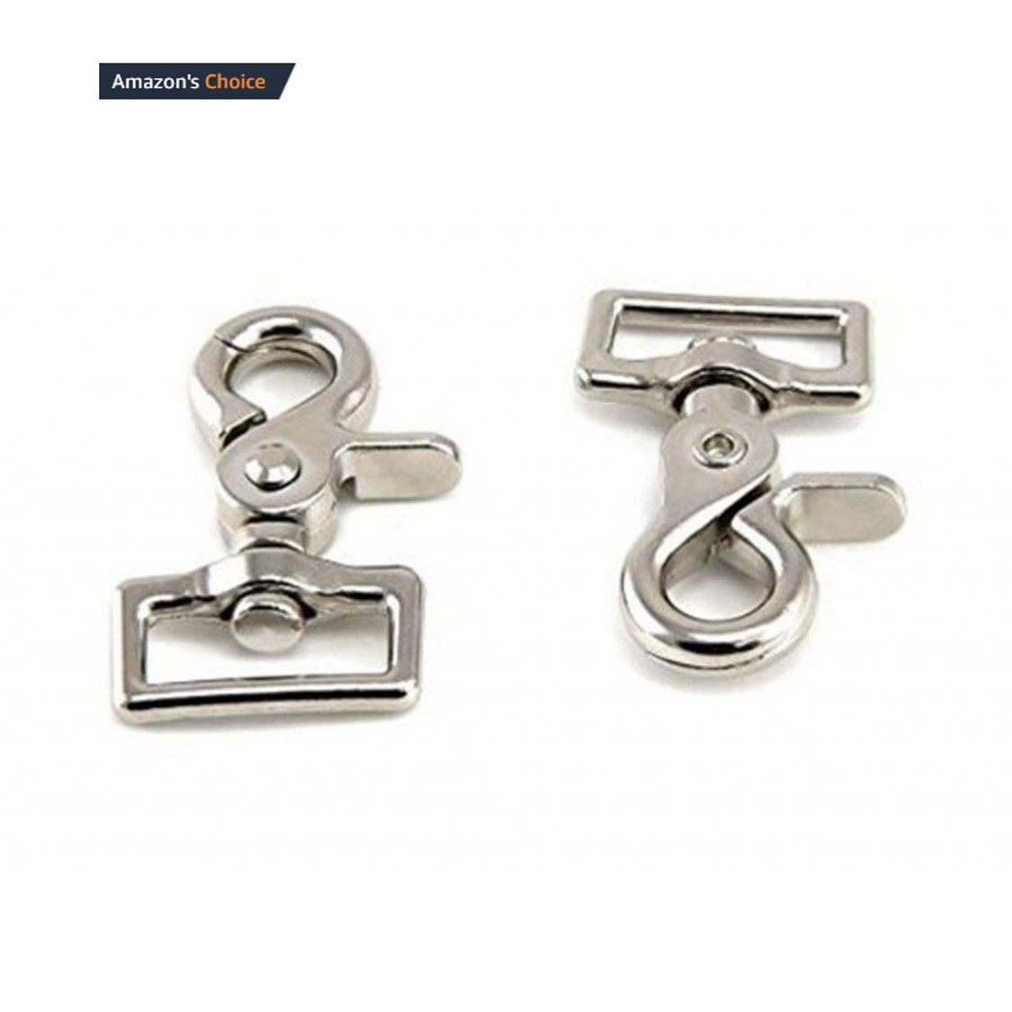 2 Pack 1" Stainless Steel Scissor Swivel Trigger Snaps - Hill Leather ...