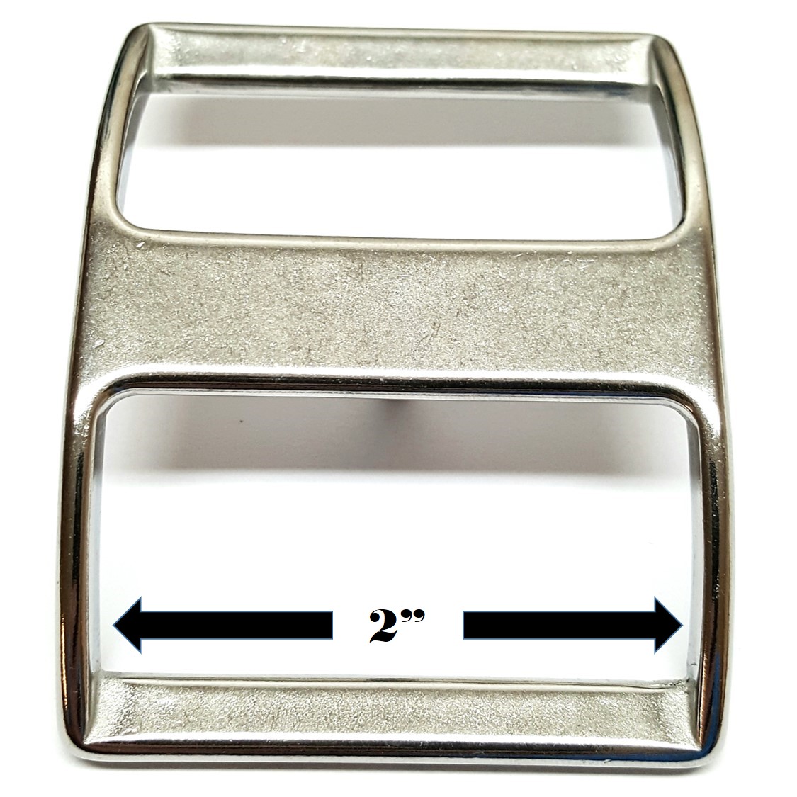 2 Pack 2" Stainless Steel Conway Buckle - Hill Leather Company