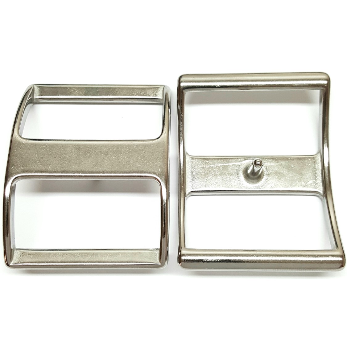 2 Pack 2" Stainless Steel Conway Buckle - Hill Leather Company