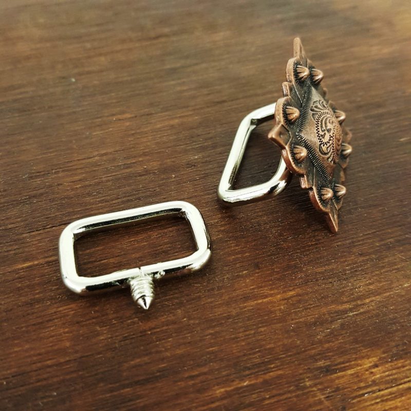 4 Pack 1" Loop Concho Slide Adapter Chicago Screw Converter - Hill ...