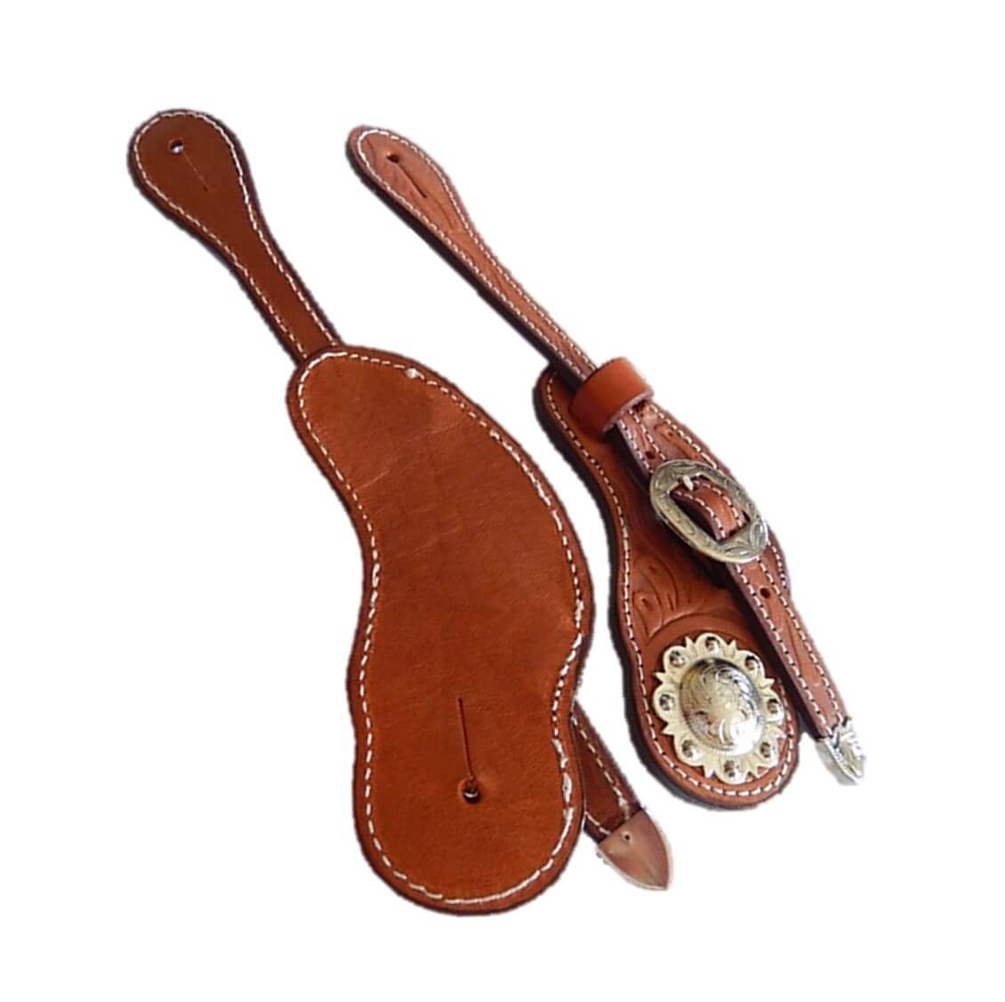 Custom Leather Adult Spur Straps - Hill Leather Company
