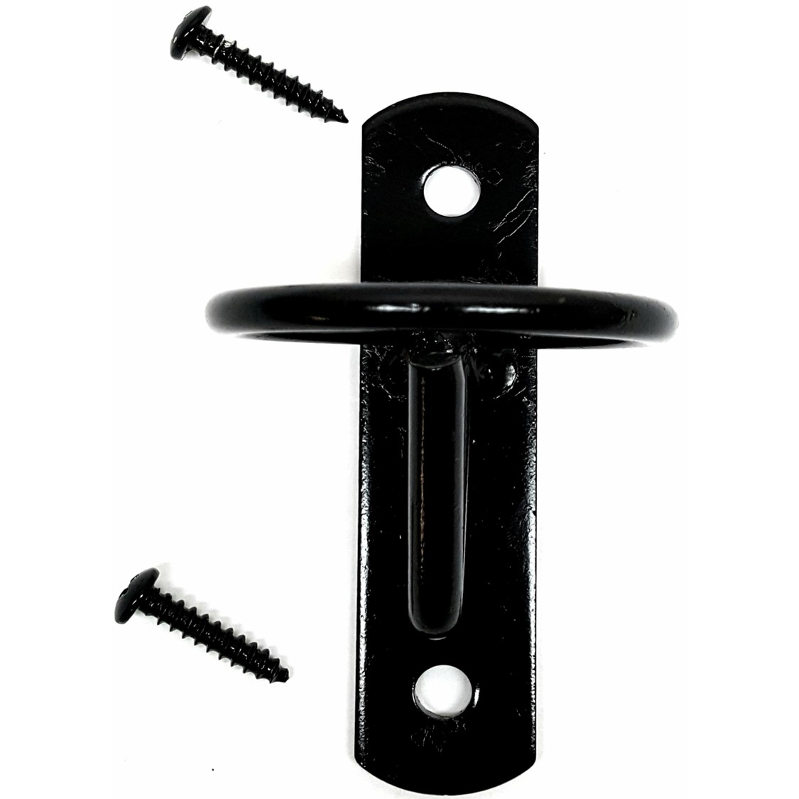 Feed Bucket Hanger-Hook (Black) Wall Mount - Hill Leather Company