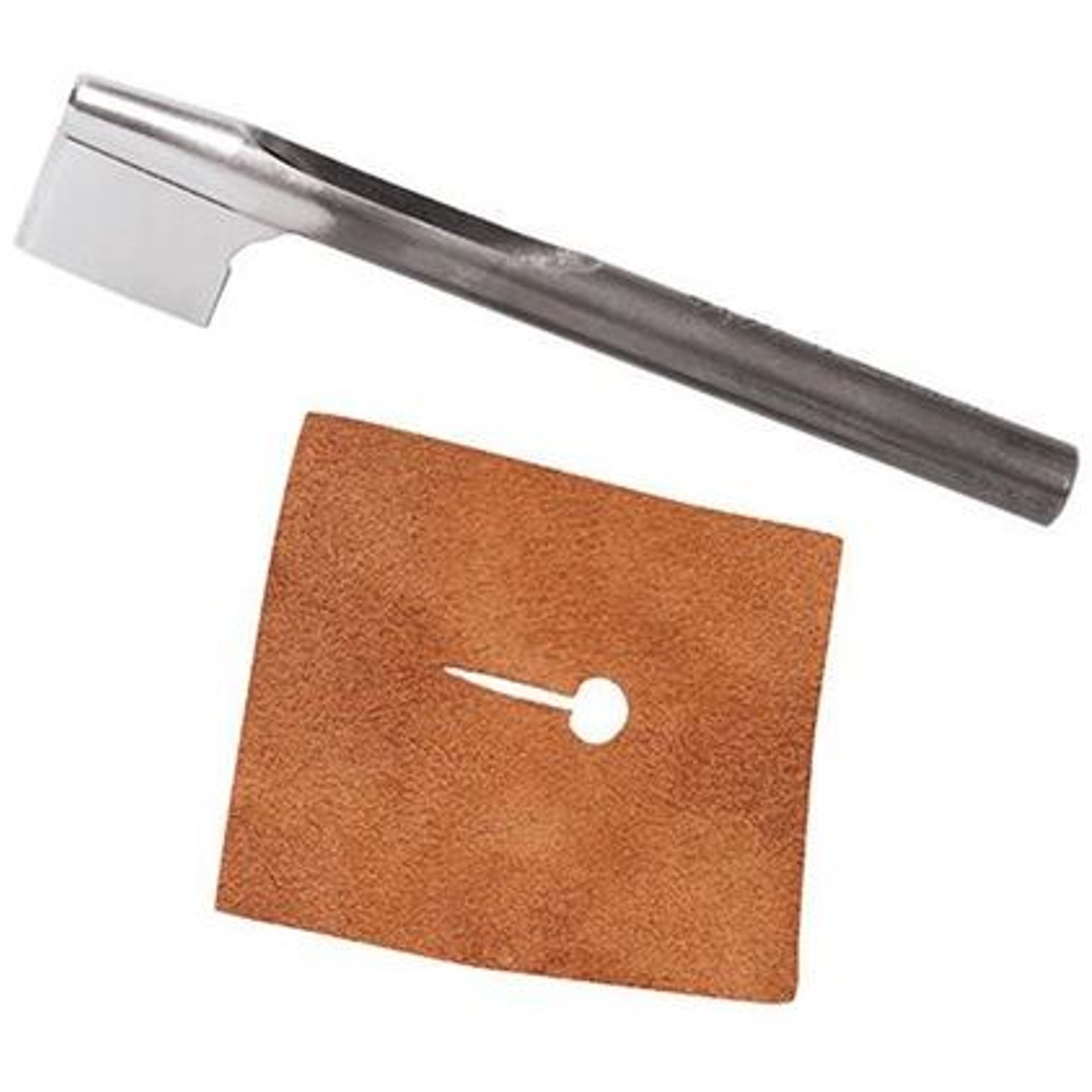 Professional Round Button Hole Punch, 3/16" - Hill Leather Company