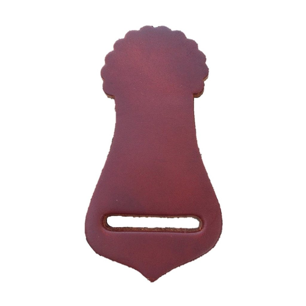 Western Saddle Cinch Black Leather Tie Strap 6' (L) - Hill Leather Company