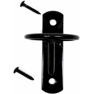 Feed Bucket Hanger-Hook (Black) Wall Mount - Hill Leather Company