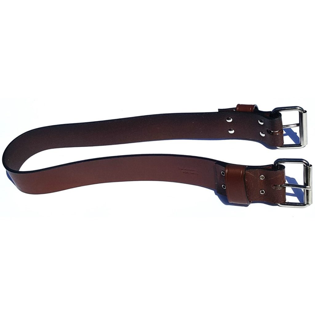 Medium Oil Leather Rear Cinch With Roller Buckles - Hill Leather Company