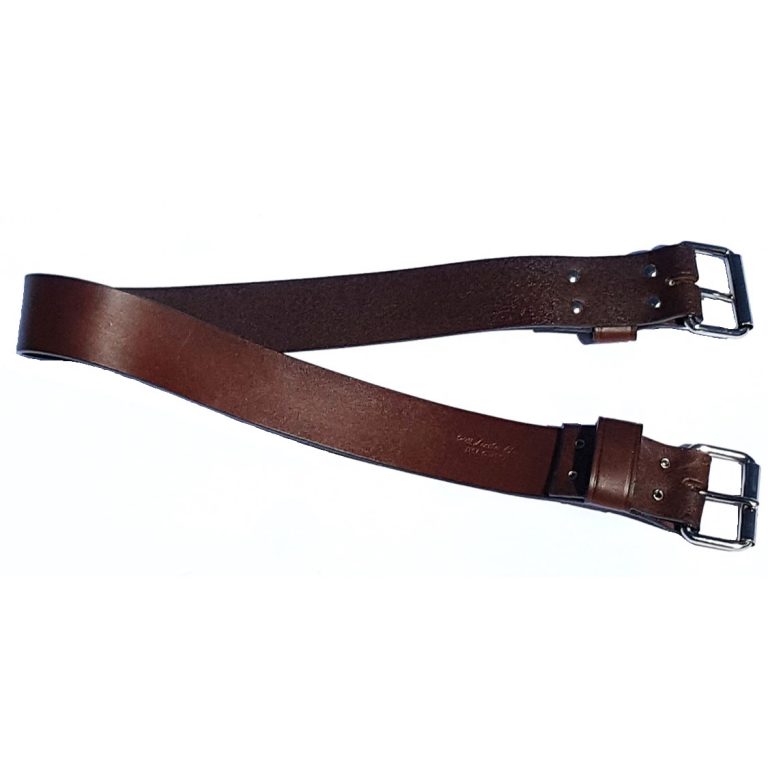 Medium Oil Leather Rear Cinch With Roller Buckles - Hill Leather Company