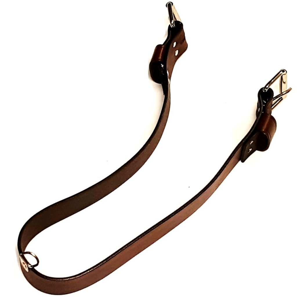 Western Saddle Leather Rear Cinch With Roller Buckles - Hill Leather ...