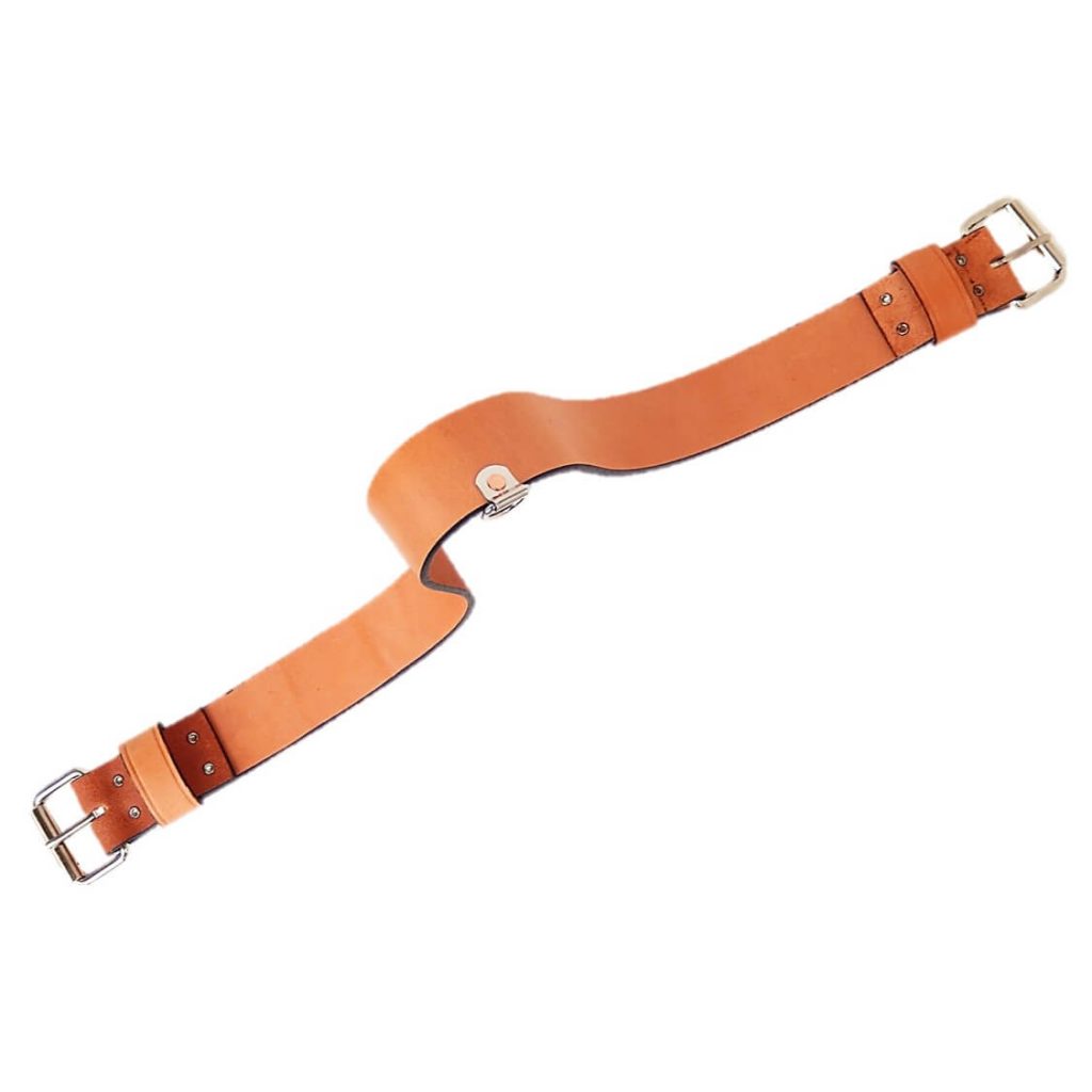 Western Saddle Rear Cinch Leather Strap With Roller Buckles 1-3/4 ...