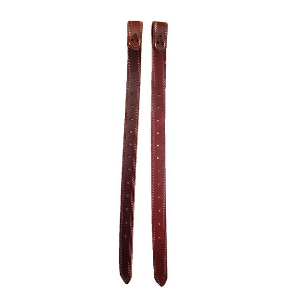 30" Harness Leather Rear Flank Billet Set Latigo Lined - Hill Leather ...