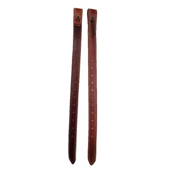 30" Harness Leather Rear Flank Billet Set Latigo Lined - Hill Leather ...