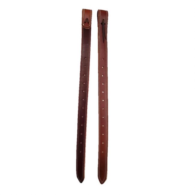 30" Harness Leather Rear Flank Billet Set Latigo Lined - Hill Leather ...