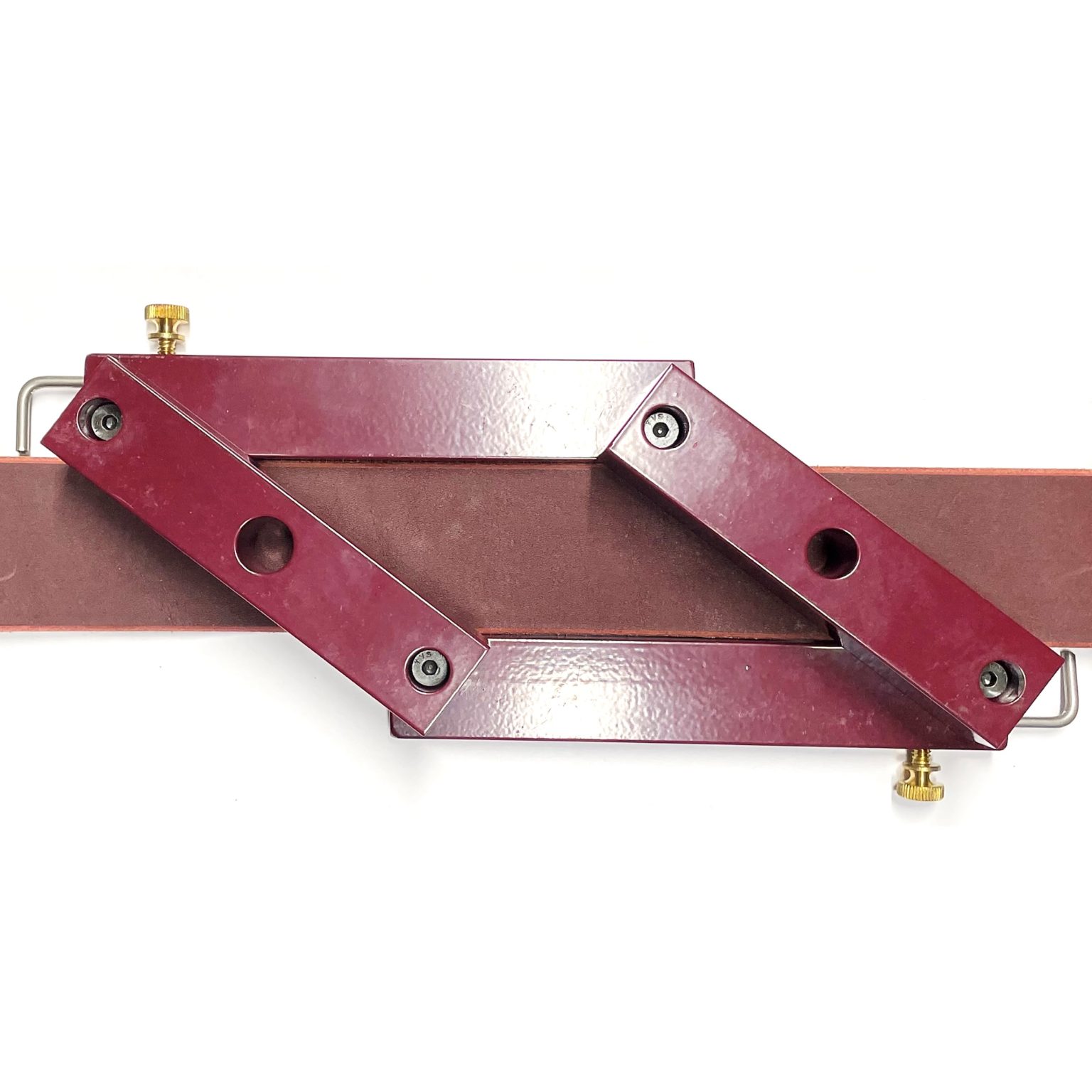 Self-Centering Guide For Hole Punching Leather Straps - Hill Leather ...